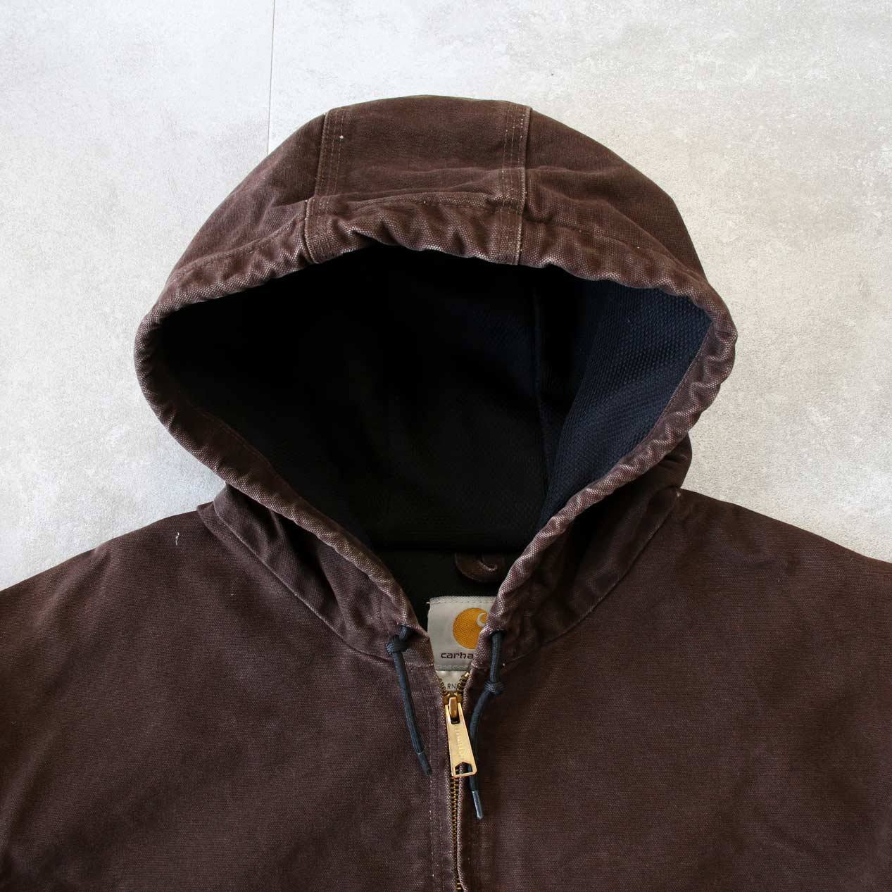 POST JUNK / 00’s CARHARTT “DARK BROWN” Mesh Lined Active Jacket [2XL]