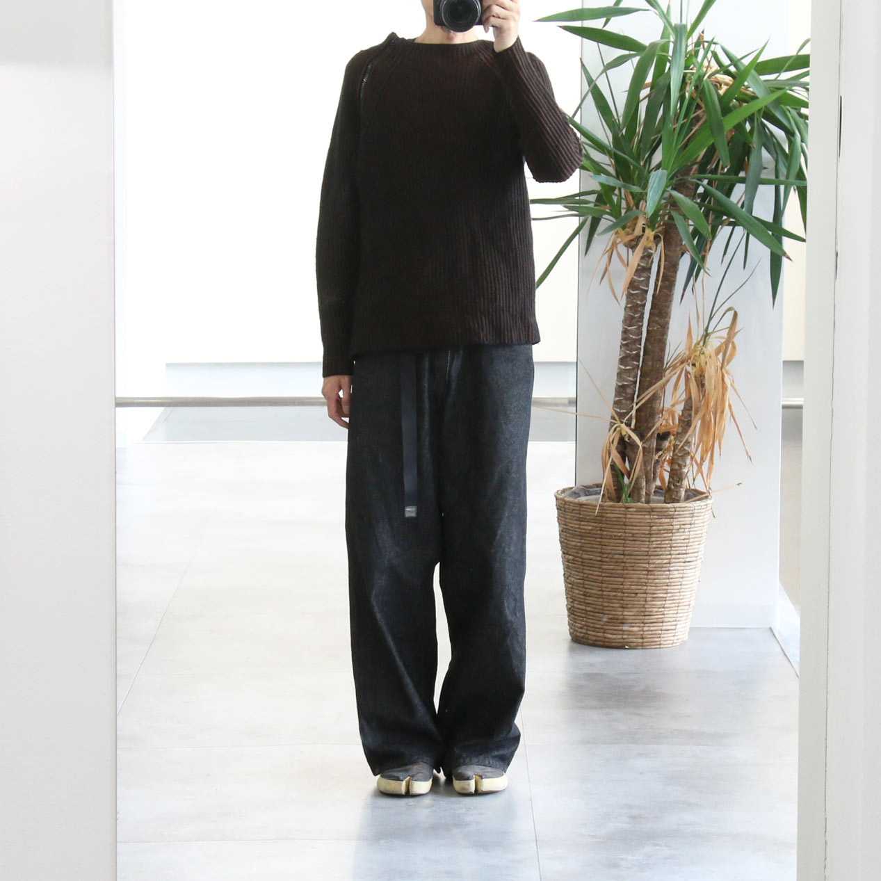 POST JUNK / 00’s～ TITTO BLUNI Asymmetrical Side Zip Sweater [M]